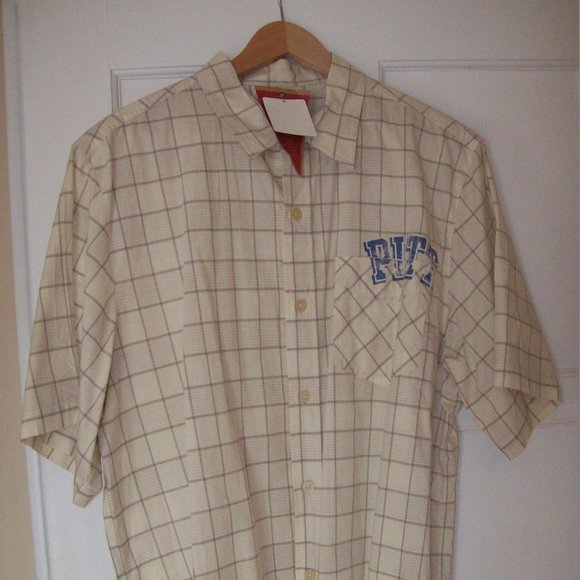 ESPN U | Shirts | Vintage Nwt Espn U Pitt Mens Size Xl Button Down ...